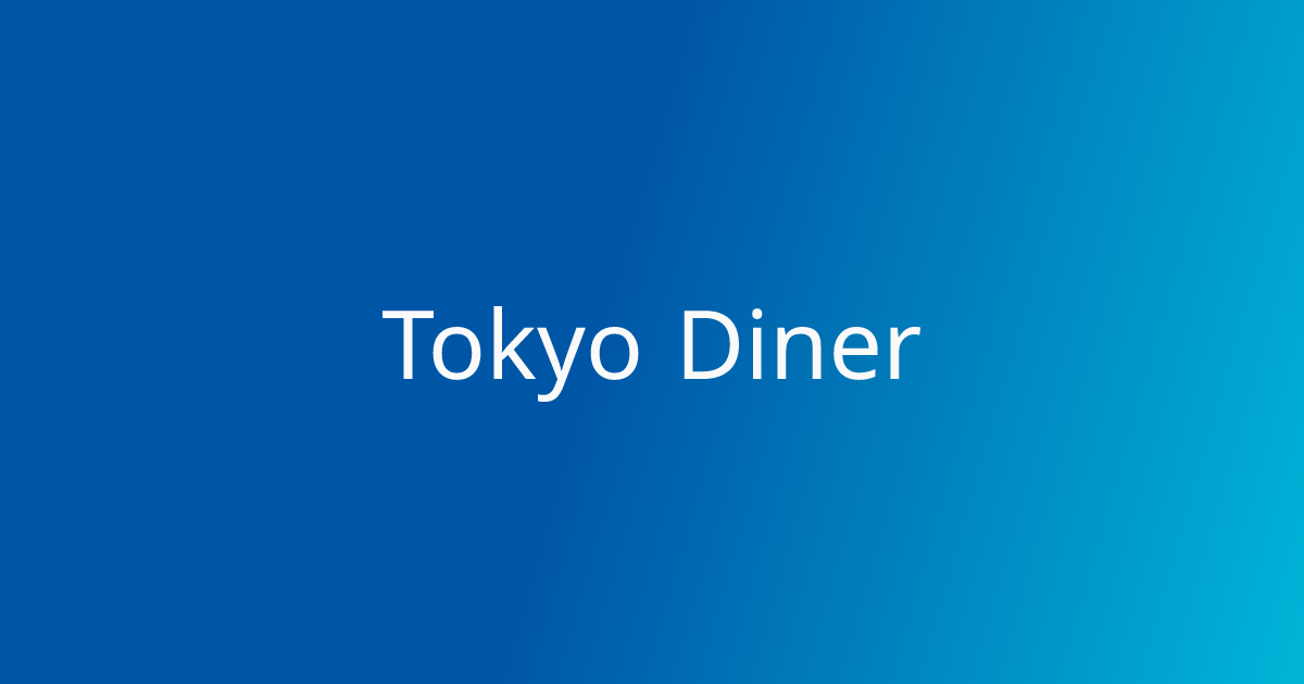 Order Authentic Japanese Online | Tokyo Diner - Pickup or Delivery ...